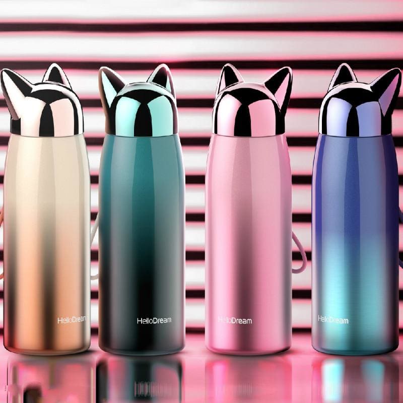 Cat Ear Insulated Bottle | Orderkeen