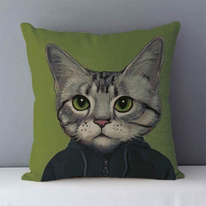 Housse de coussin Chat | Orderkeen