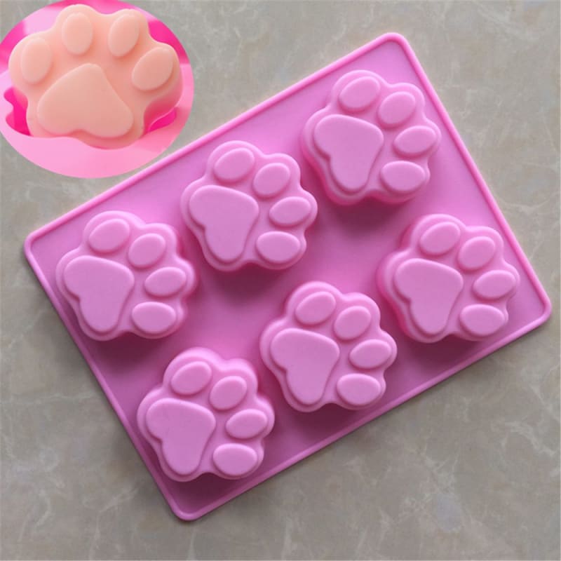 Plaque en silicone moules patte de chat | Orderkeen