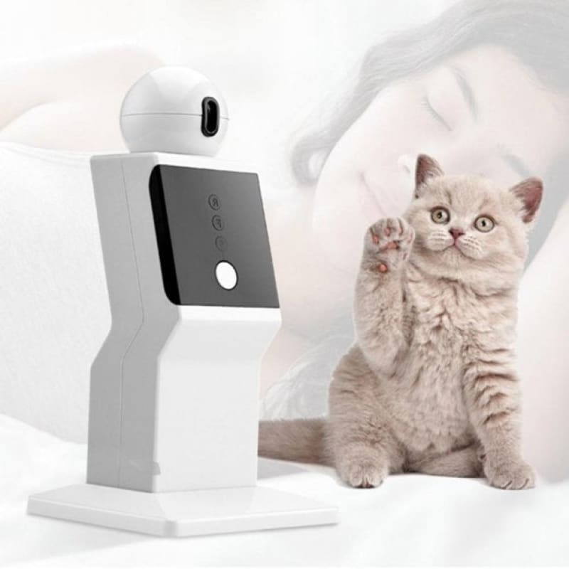 USB programmable 360° laser pointer robot for cats | Orderkeen