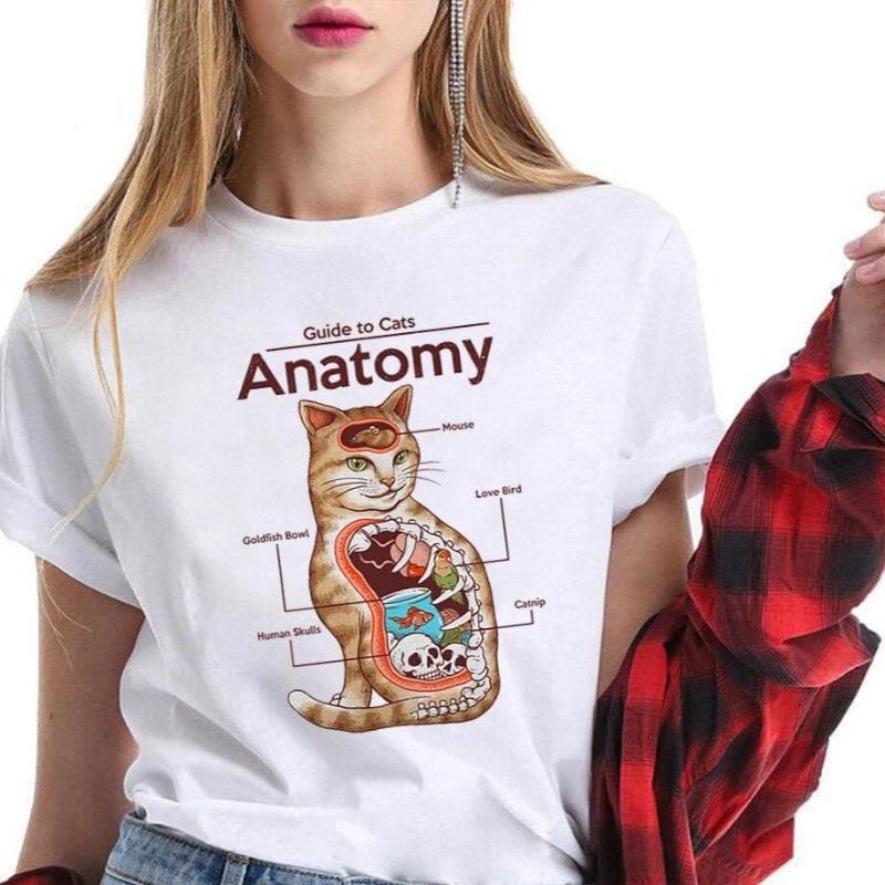 Cat Drawing T-shirt | Orderkeen